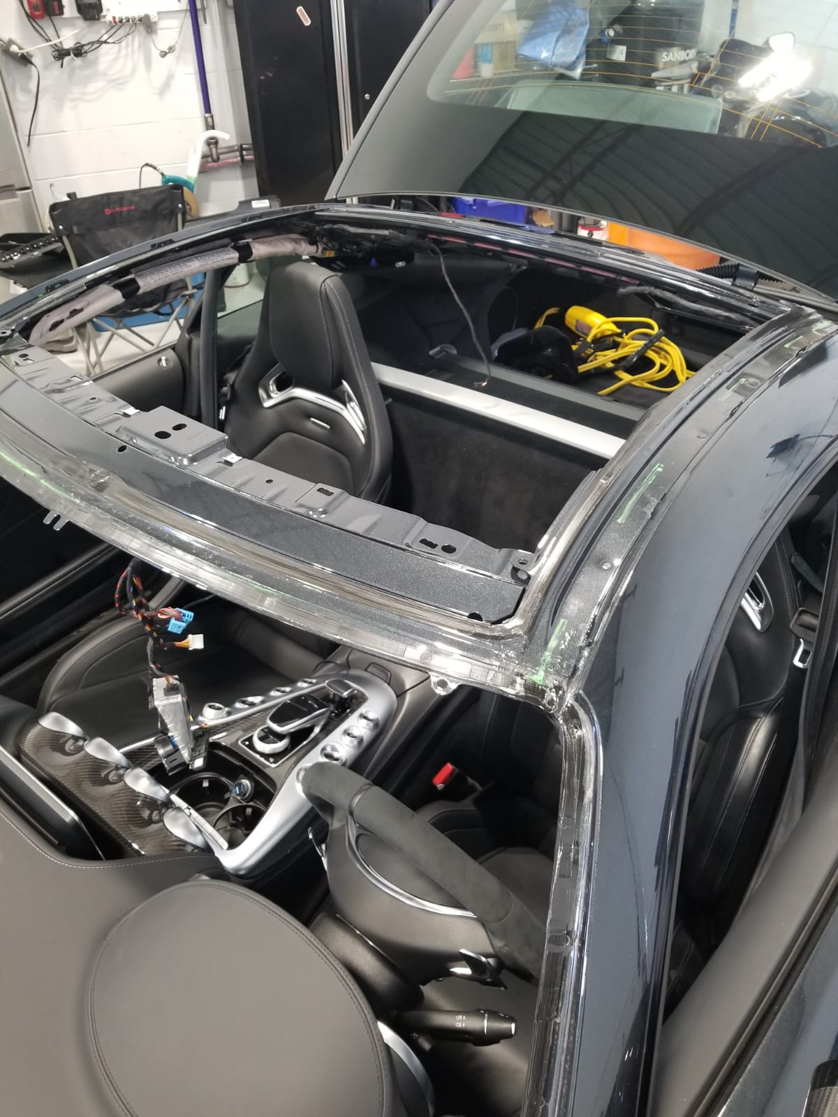 Mercedes AMG GT Windshield Replacement – Seven Star Glass – Richmond, B.C.